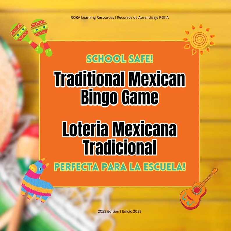 School Safe - Traditional Loteria Mexicana-authentic Mexican Bingo ...