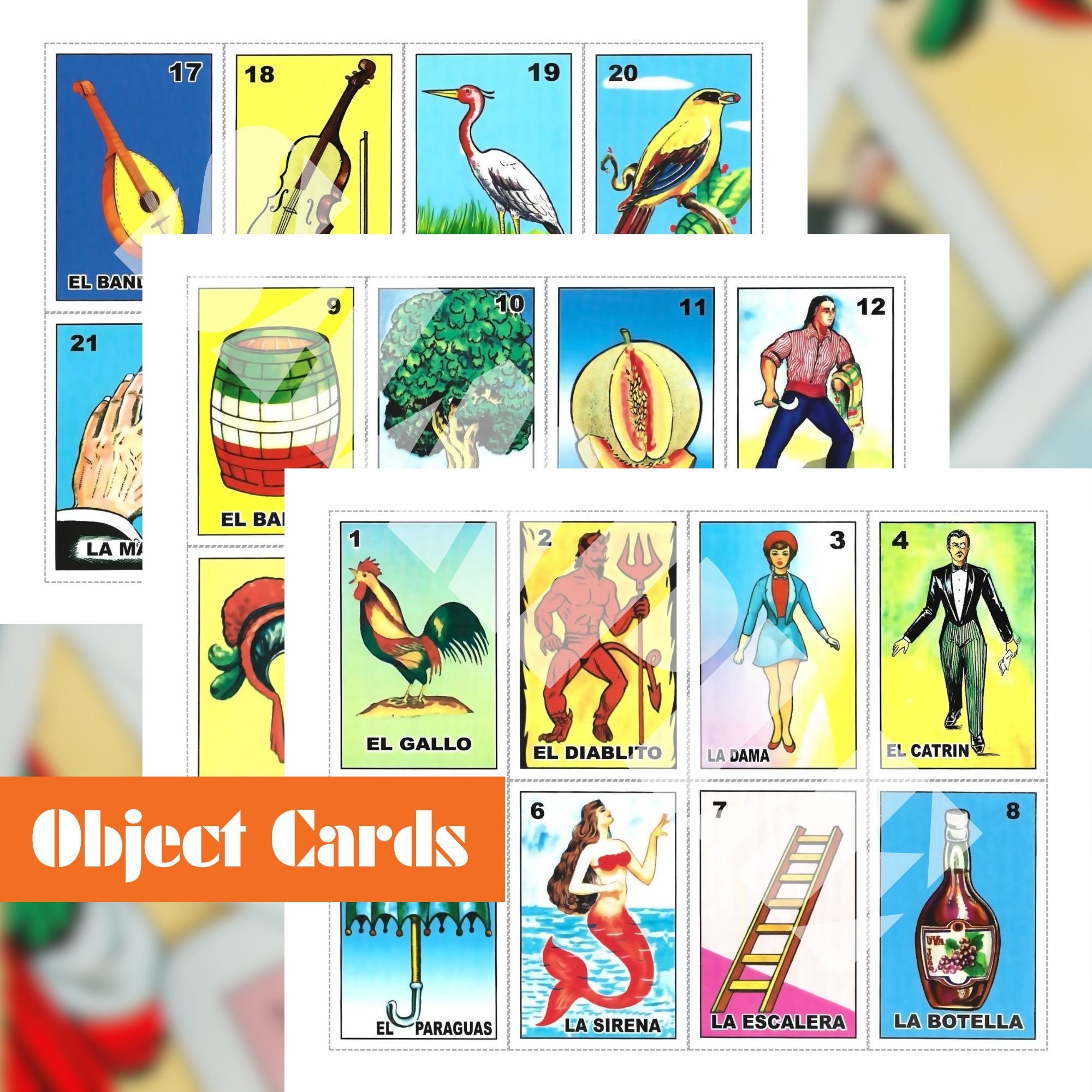 Sin Censura - Loteria Mexicana - Traditional Authentic Mexican Bingo ...