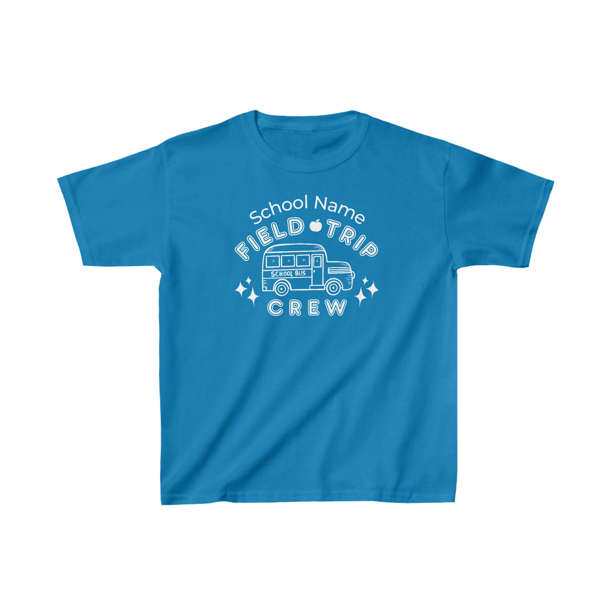 School Field Trip T-shirt for Kids (youth) With Custom School Name ...