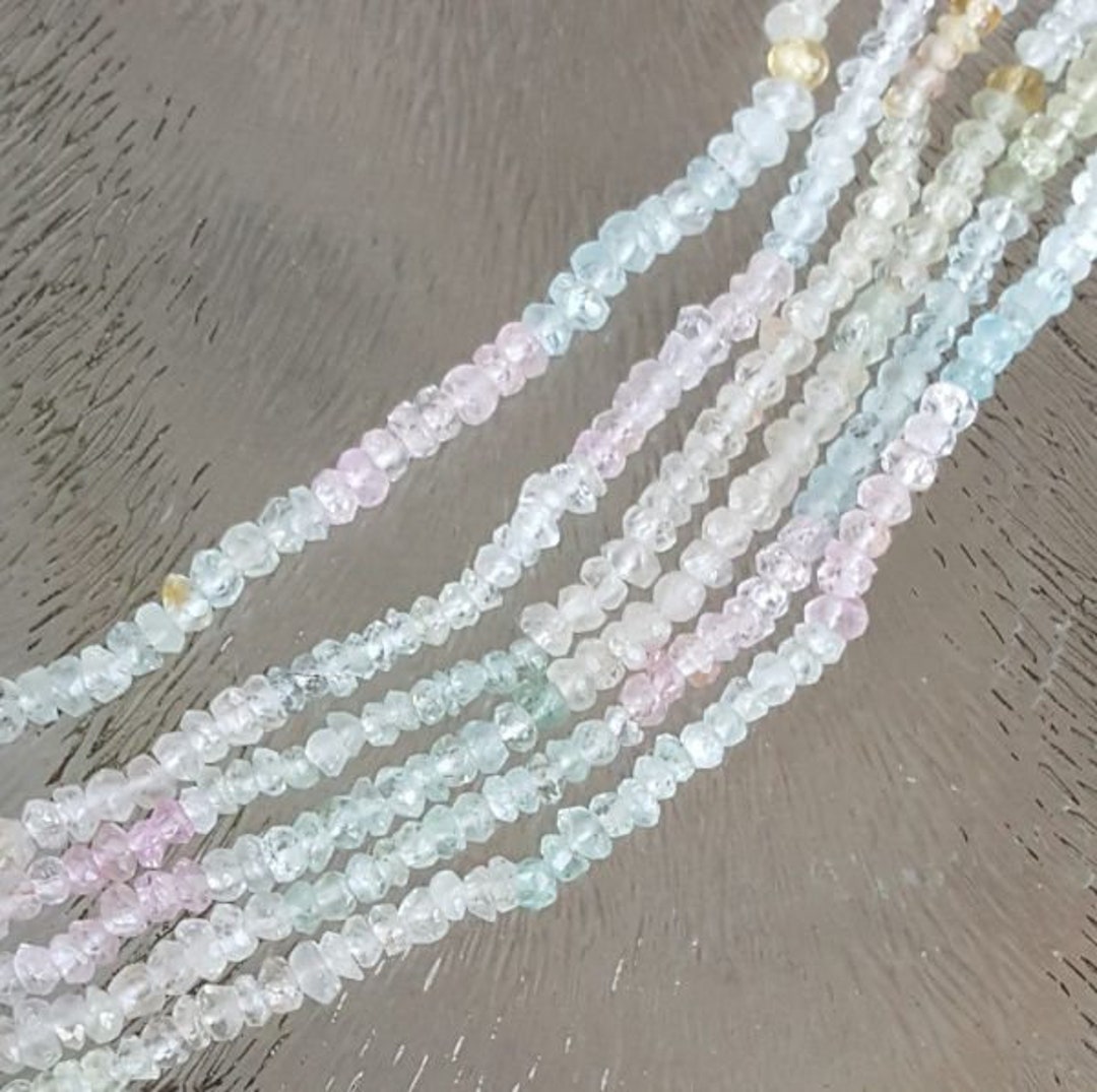 Beryl Beads Faceted, 2-3 Mm, per String of 16 Cm - Etsy