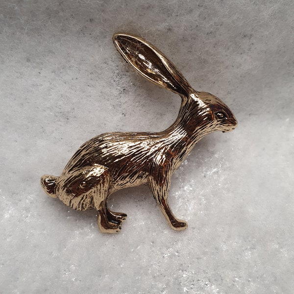 Hare Pin - Etsy UK