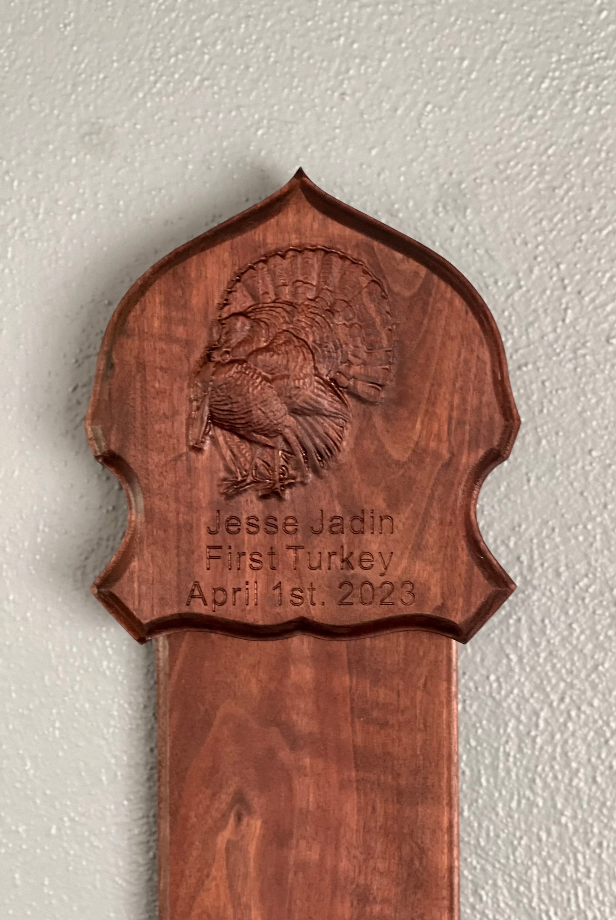 Turkey Fan and Beard Mount - Etsy