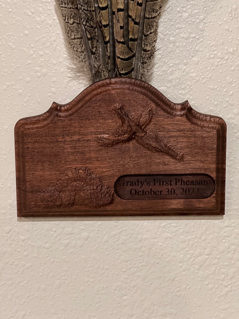 Pheasant Tail Mount - Etsy