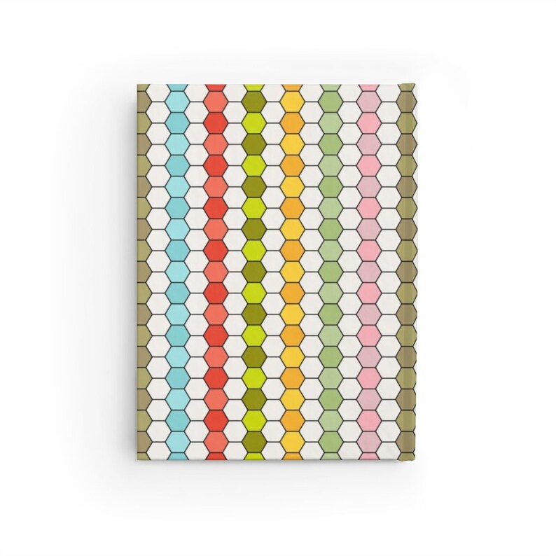 Cute Journal Y2k Aesthetic 1970s Inspired Mosaic Notebook - Etsy
