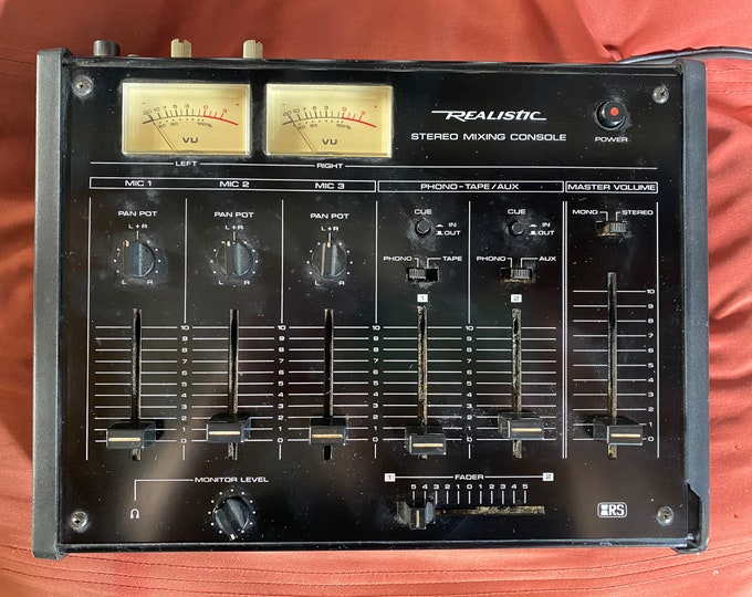 Realistic Hifi Stereo Phono Audio Analog DJ Mixing Console - Etsy