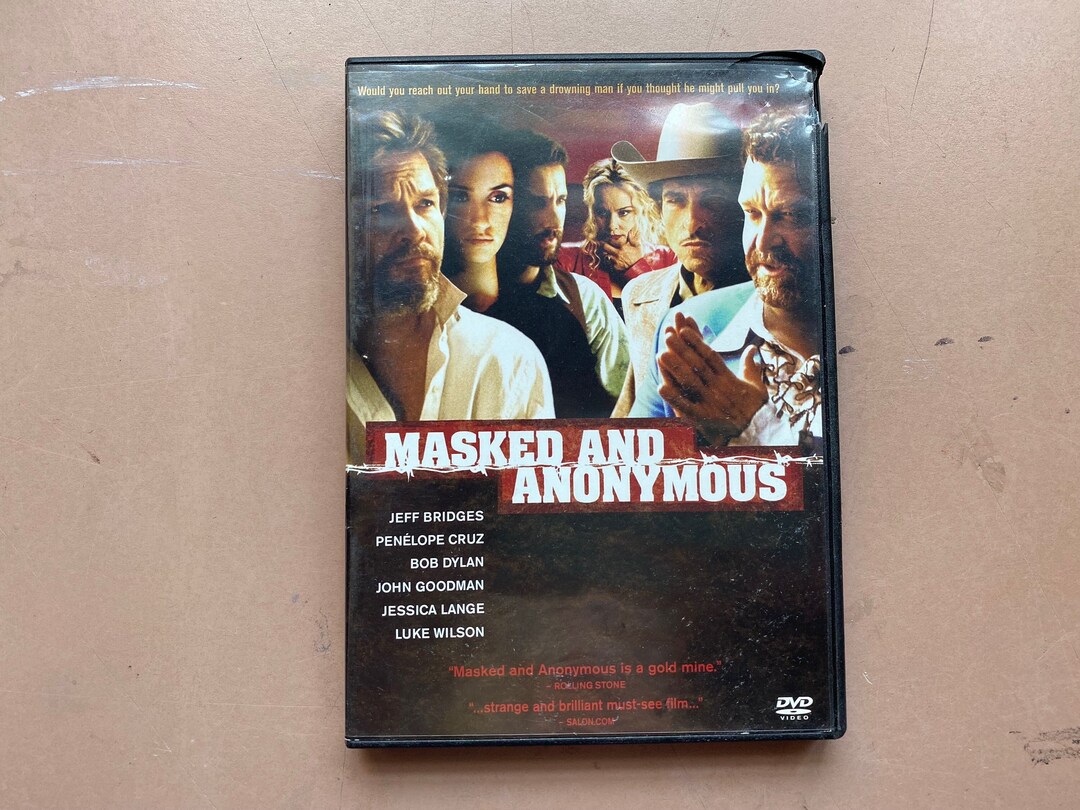 Bob Dylan "masked and Anonymous" DVD - Etsy