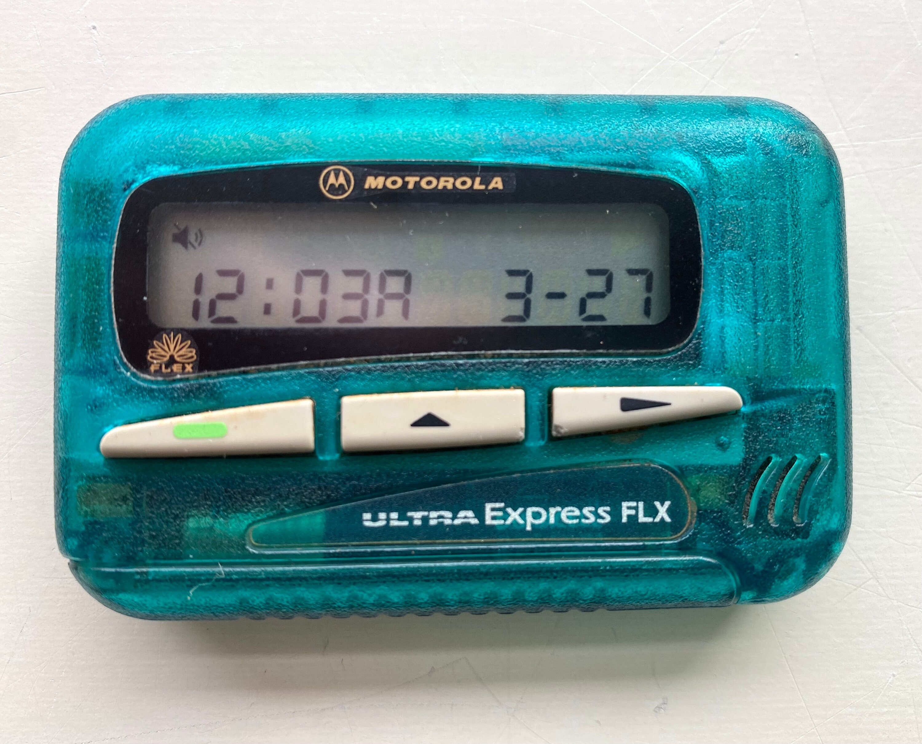 1990s Beeper Motorola See-through Green in Working Condition - Etsy