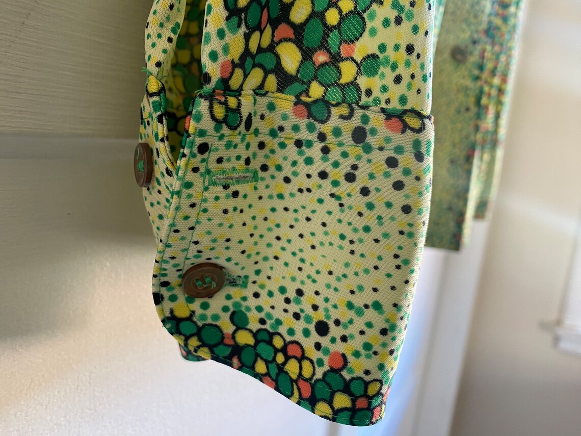 Women's Top, Groovy 1970s Long-sleeve - Etsy