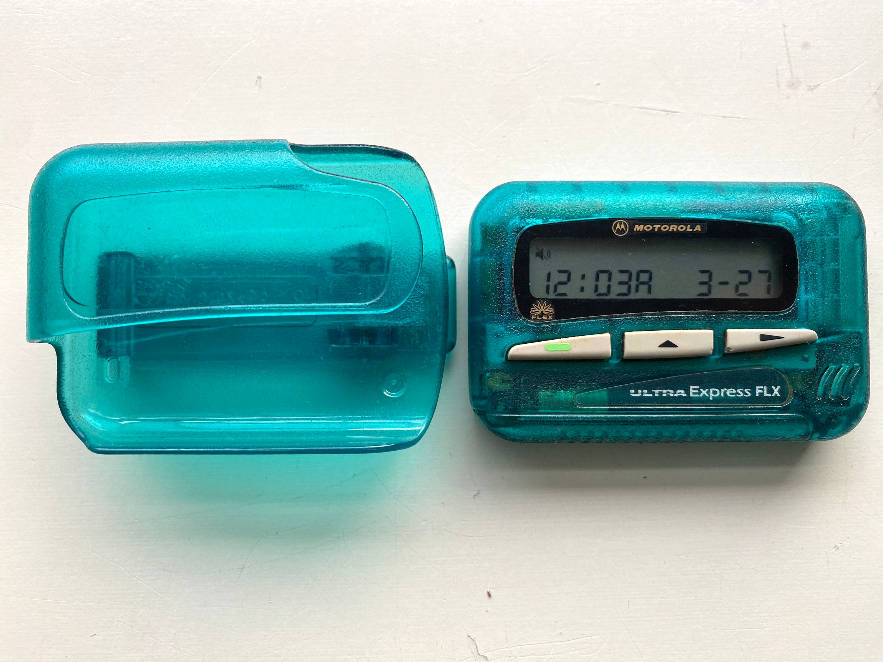 1990s Beeper Motorola See-through Green in Working Condition - Etsy