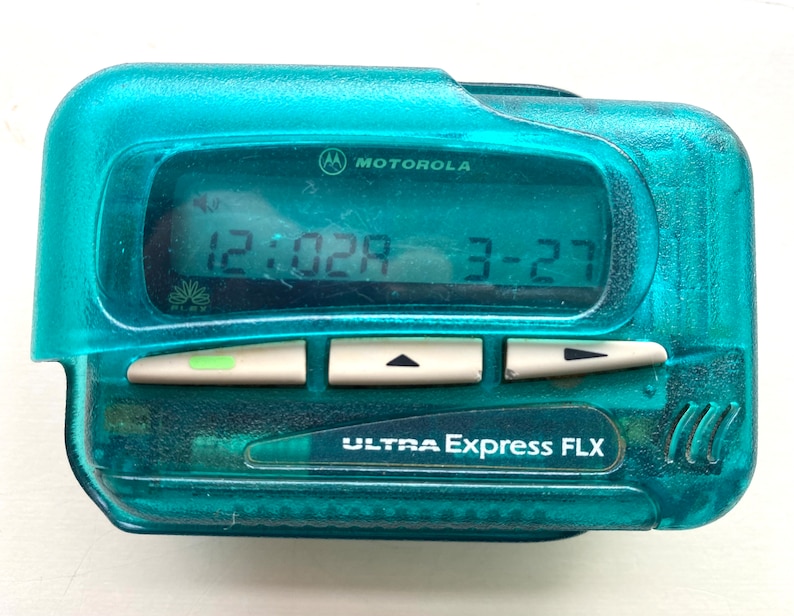 1990s Beeper Motorola See-through Green in Working Condition - Etsy