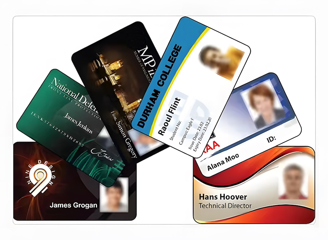 Custom Pvc Id Badge Customized Id Card Personalized Pvc Employee Id ...