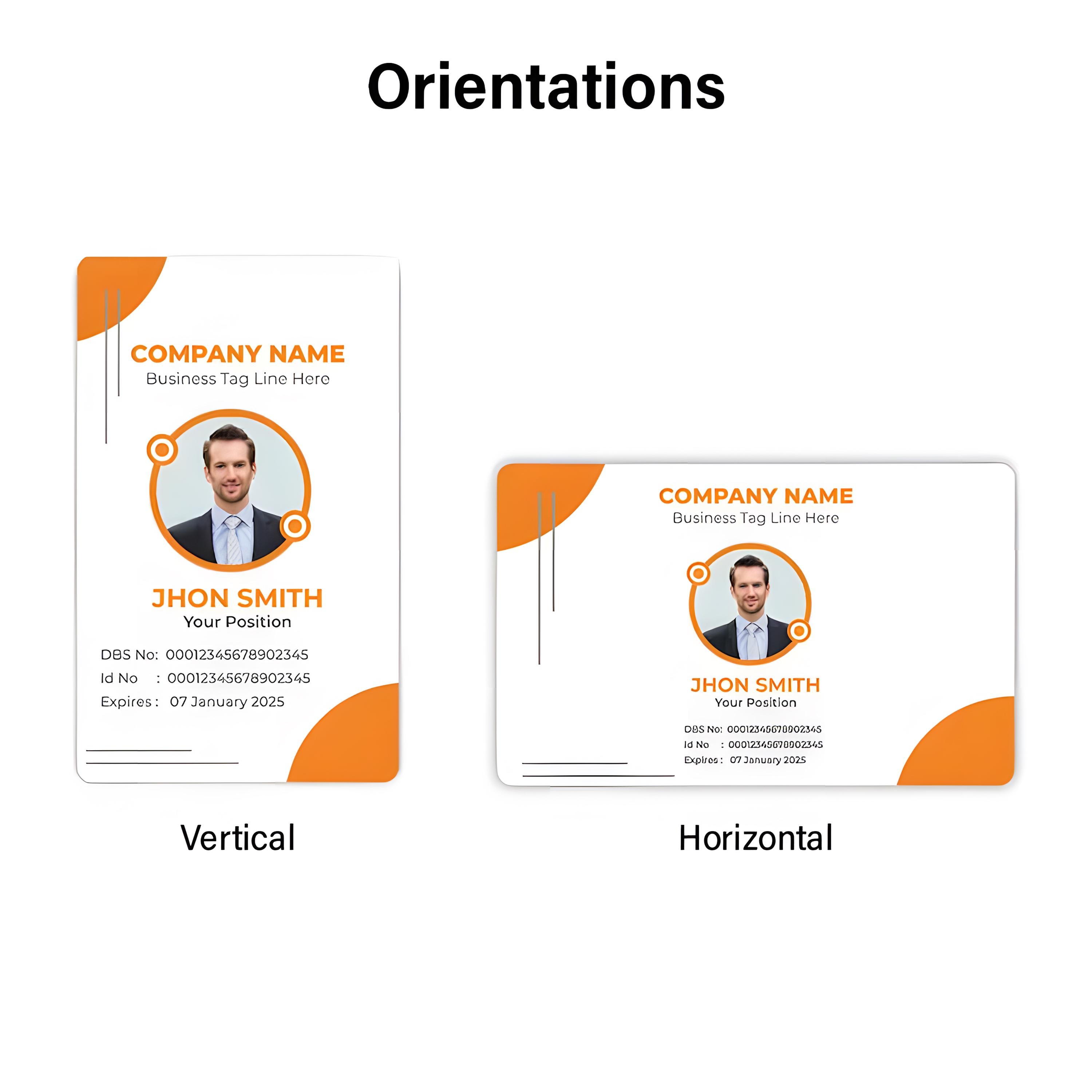 Custom Id Badge Custom Id Card Identification Badges Customizable ...