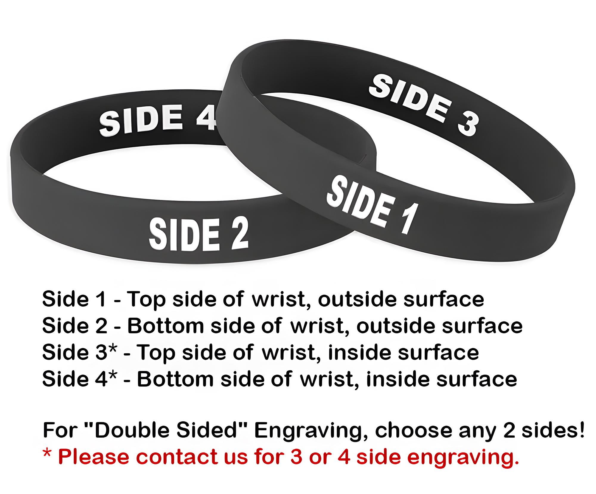 Custom Silicone Wristband, Custom Event Wristbands, Rubber Bracelet ...