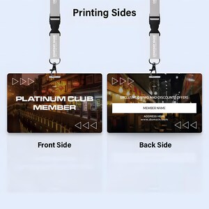 Custom Id Badge Custom Id Card Identification Badges Customizable ...
