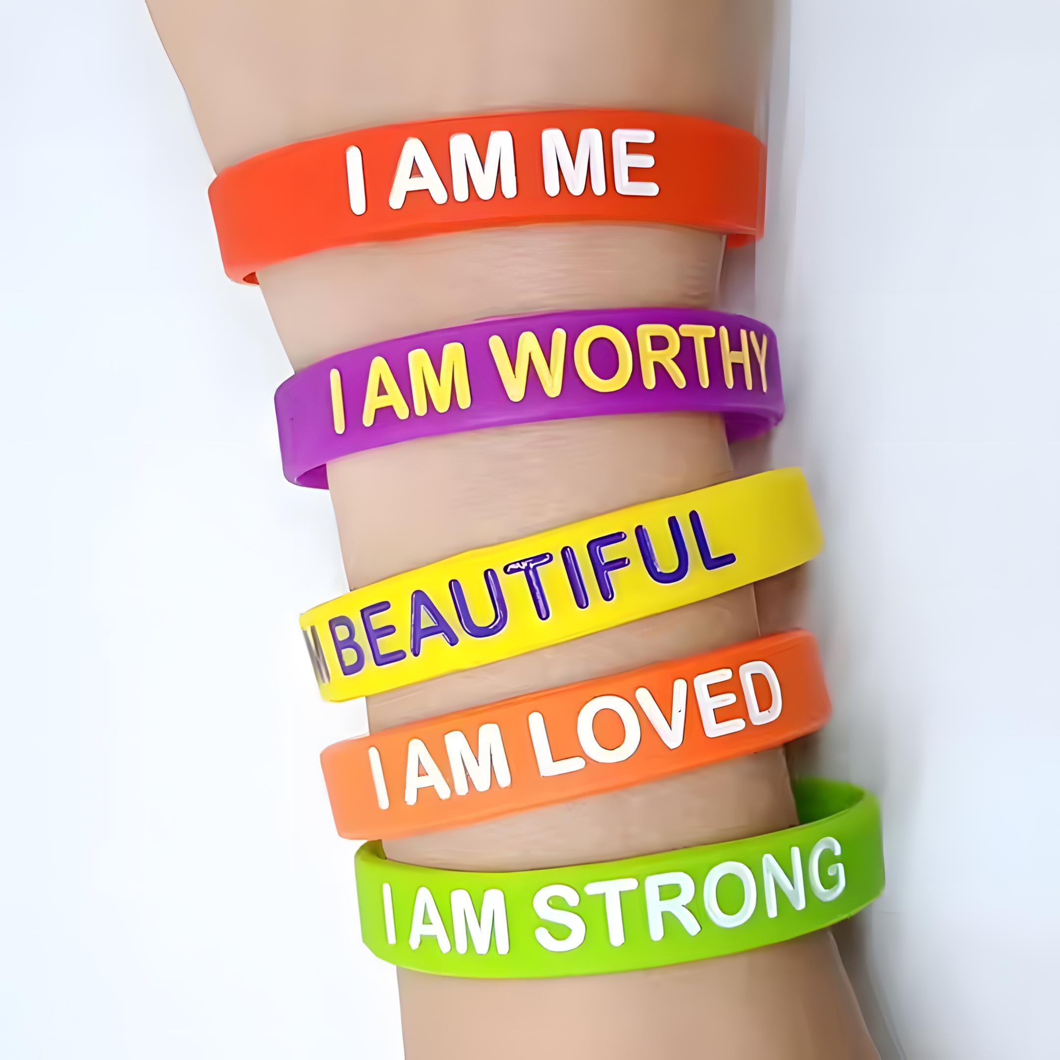 Custom Silicone Wristbands With Picture Text Clipart Logo Message ...