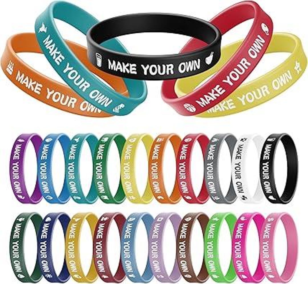 Personalized Rubber Bracelets, Custom Silicone Wristband, Business ...
