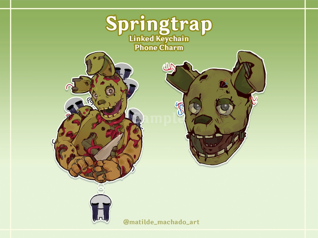 Springtrap Keychains - Etsy