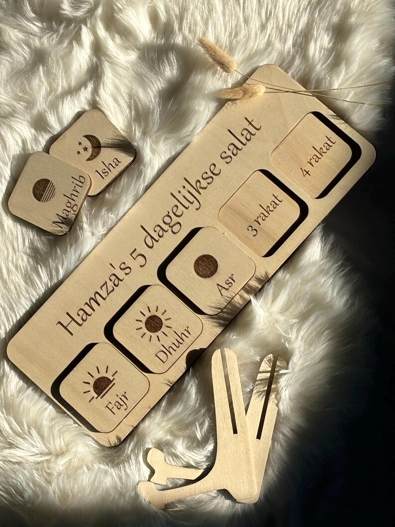 Islamic Prayer Tracking Puzzle – Personal Prayer Tracking System for ...