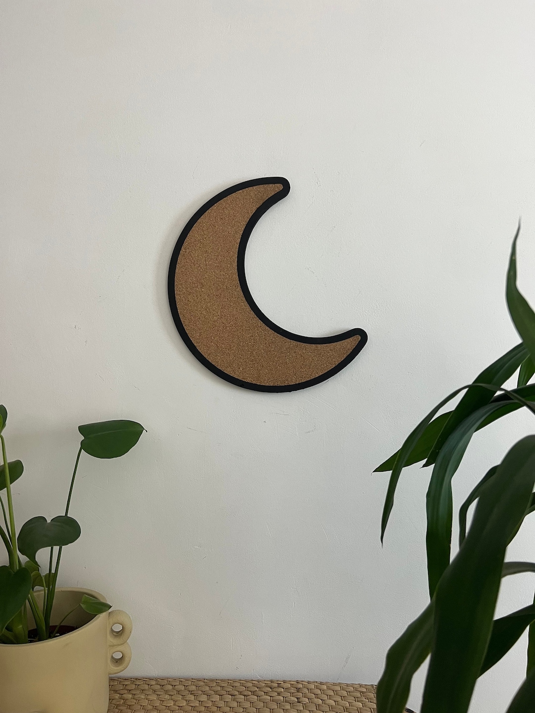 Moon Shaped Handmade Notice Board From Certified Wood and Sustainable ...