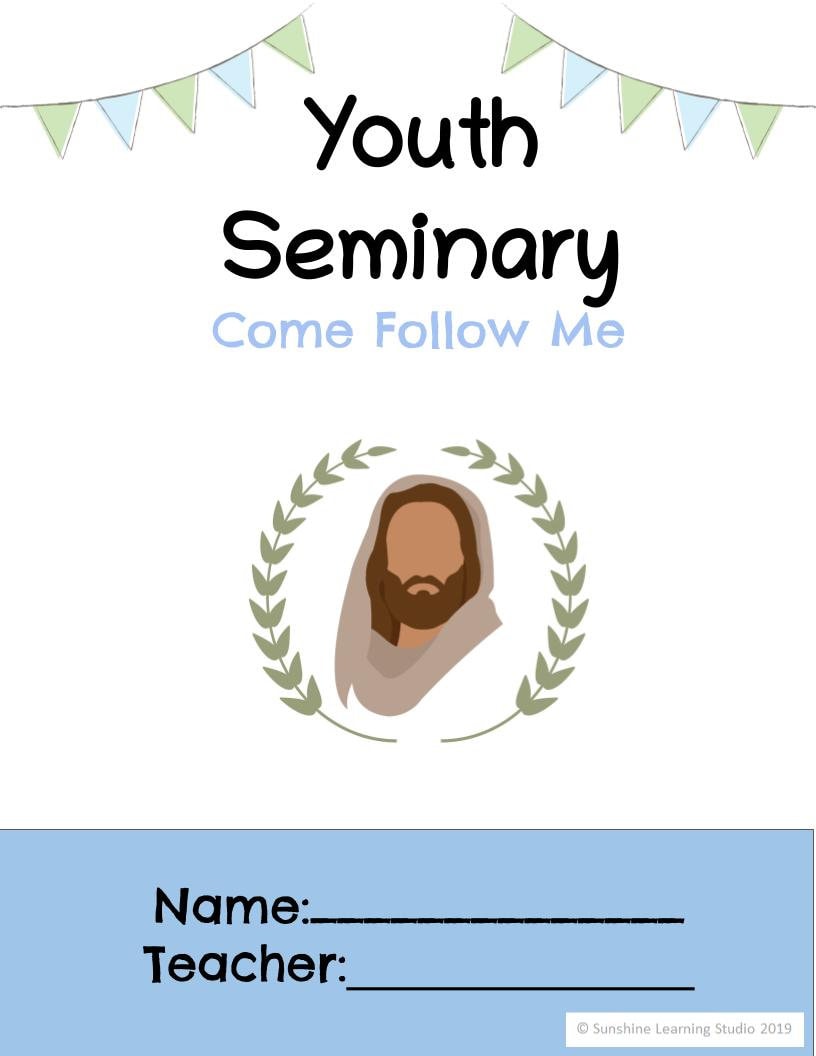 LDS Youth Seminary Resource- Printables - Etsy