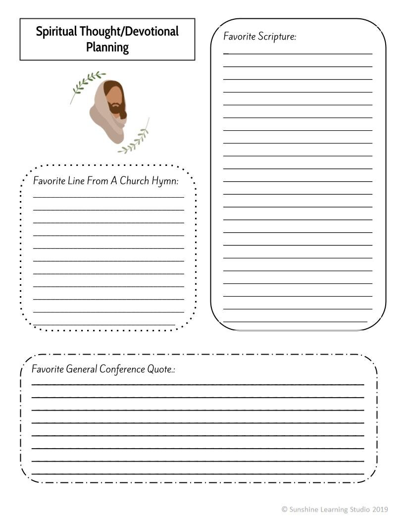 LDS Youth Seminary Resource Printables - Etsy