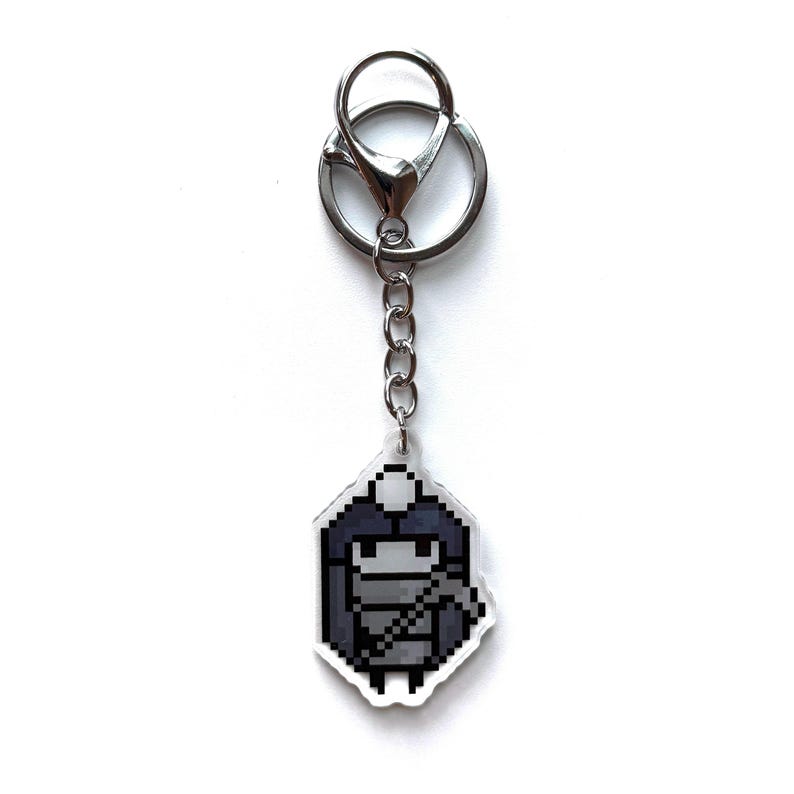 Hollow Knight Pixel Art Keychain | Silksong Acrylic Charms - Etsy