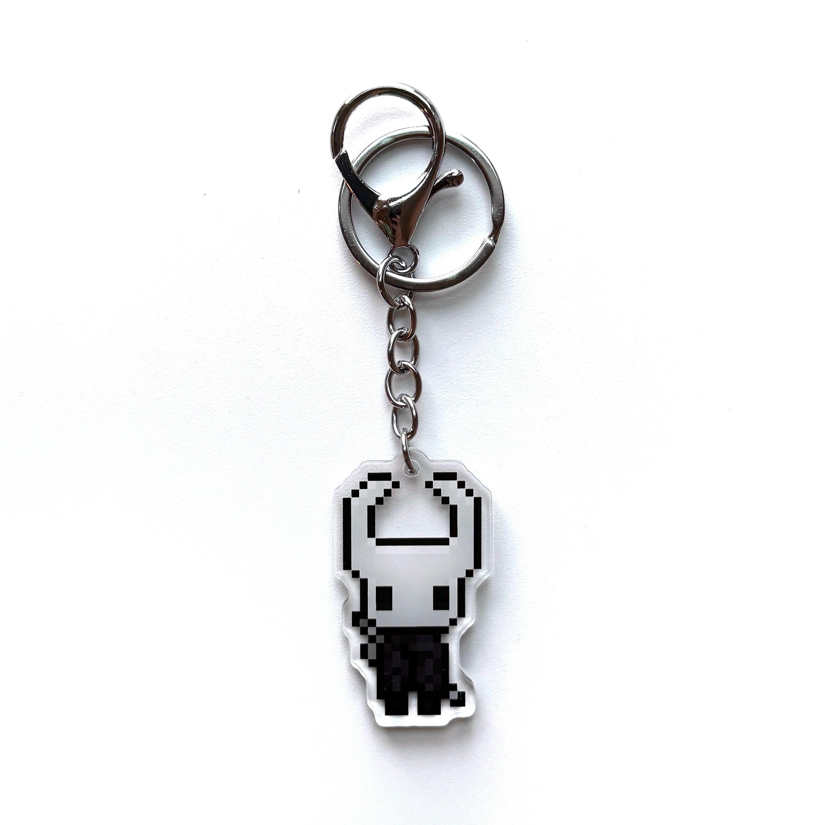Hollow Knight Pixel Art Keychain | Silksong Acrylic Charms - Etsy
