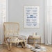 Positive Affirmations - Blue, Daily Affirmations, Wall Art Prints ...