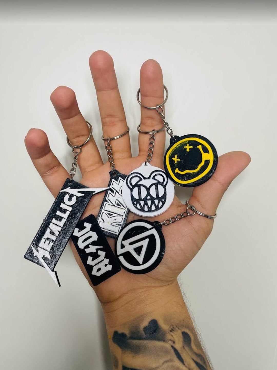 Rock Band Keychains - Etsy