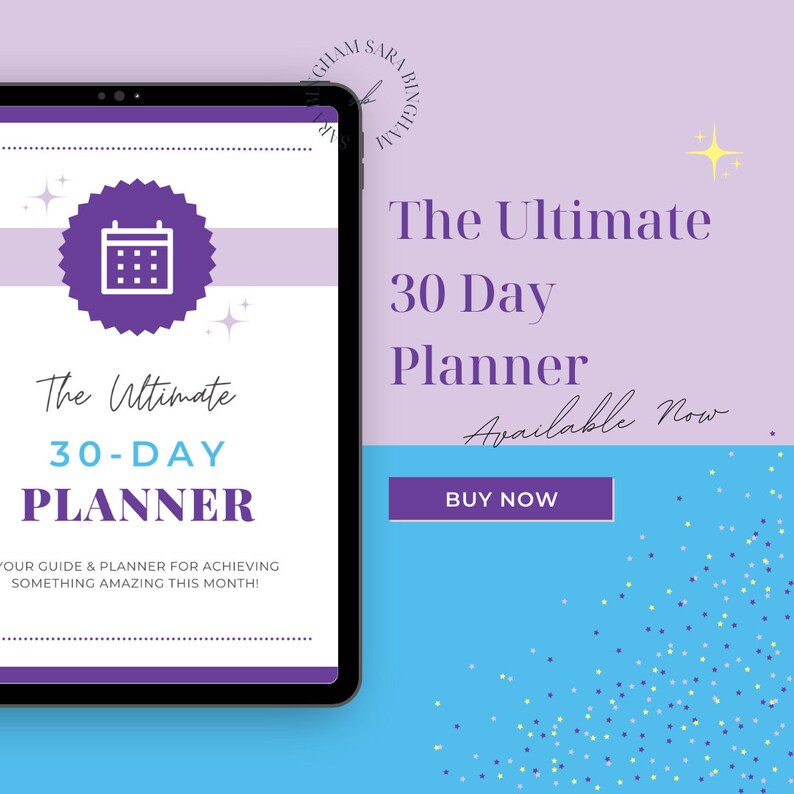 The Ultimate 30-day Planner - Etsy