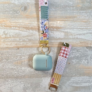 Patchwork Keychain Wristlet - Etsy