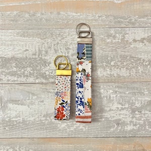 Patchwork Keychain Wristlet - Etsy