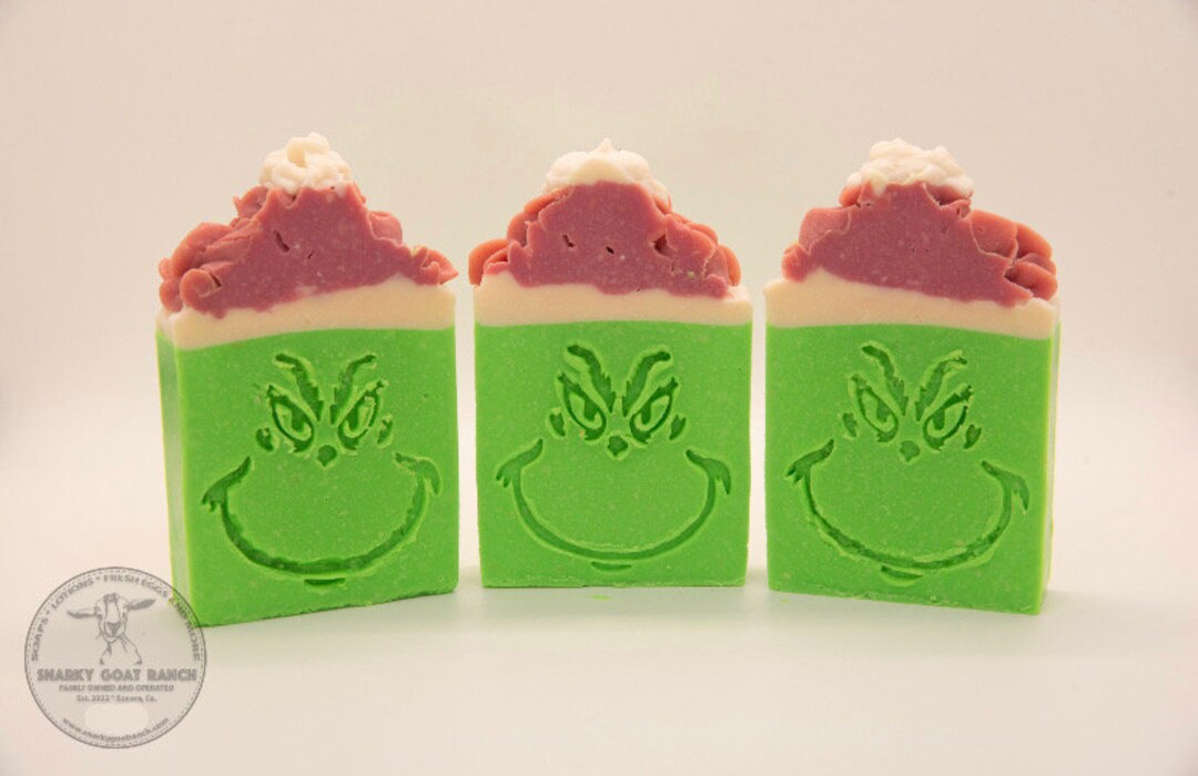 Minty Grinch Goat Milk Soap - Etsy
