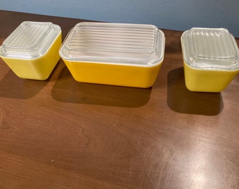 Pyrex Primary Colors Refrigerator Set - Etsy