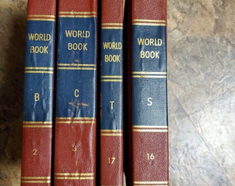 1973 WORLDBOOK Encyclopedia Complete 22 Volume Set A Thru Z , and Guide ...