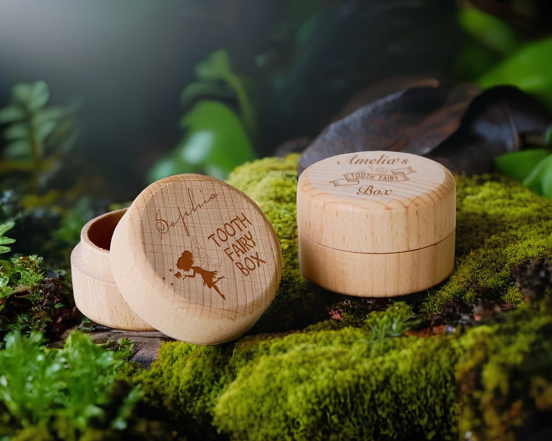 Tooth Fairy Box,personalised Wooden Tooth Fairy Coin Box,boy Girl ...