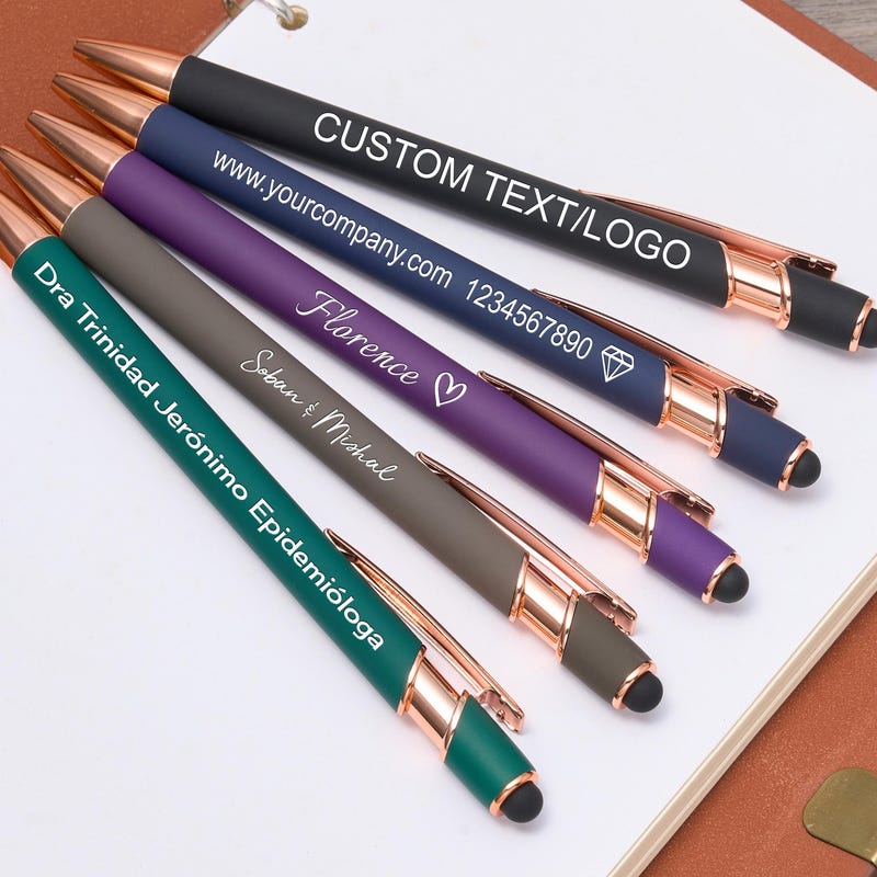 Custom Gold Metal Pens - Etsy