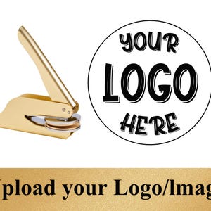 Custom Business Logo Embosser Stamp, Personalized Embossing Tool ...