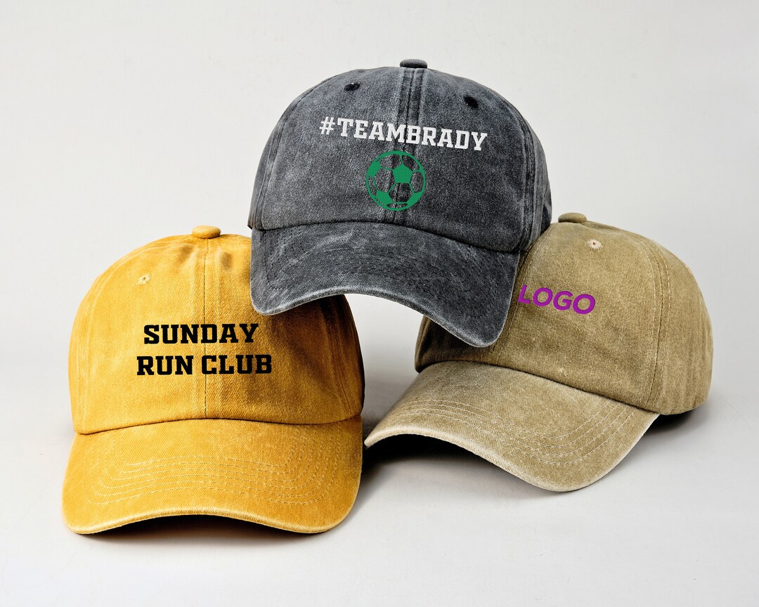 Personalized Cap With Name and Logo, Custom Embroidered Bridesmaid Cap ...