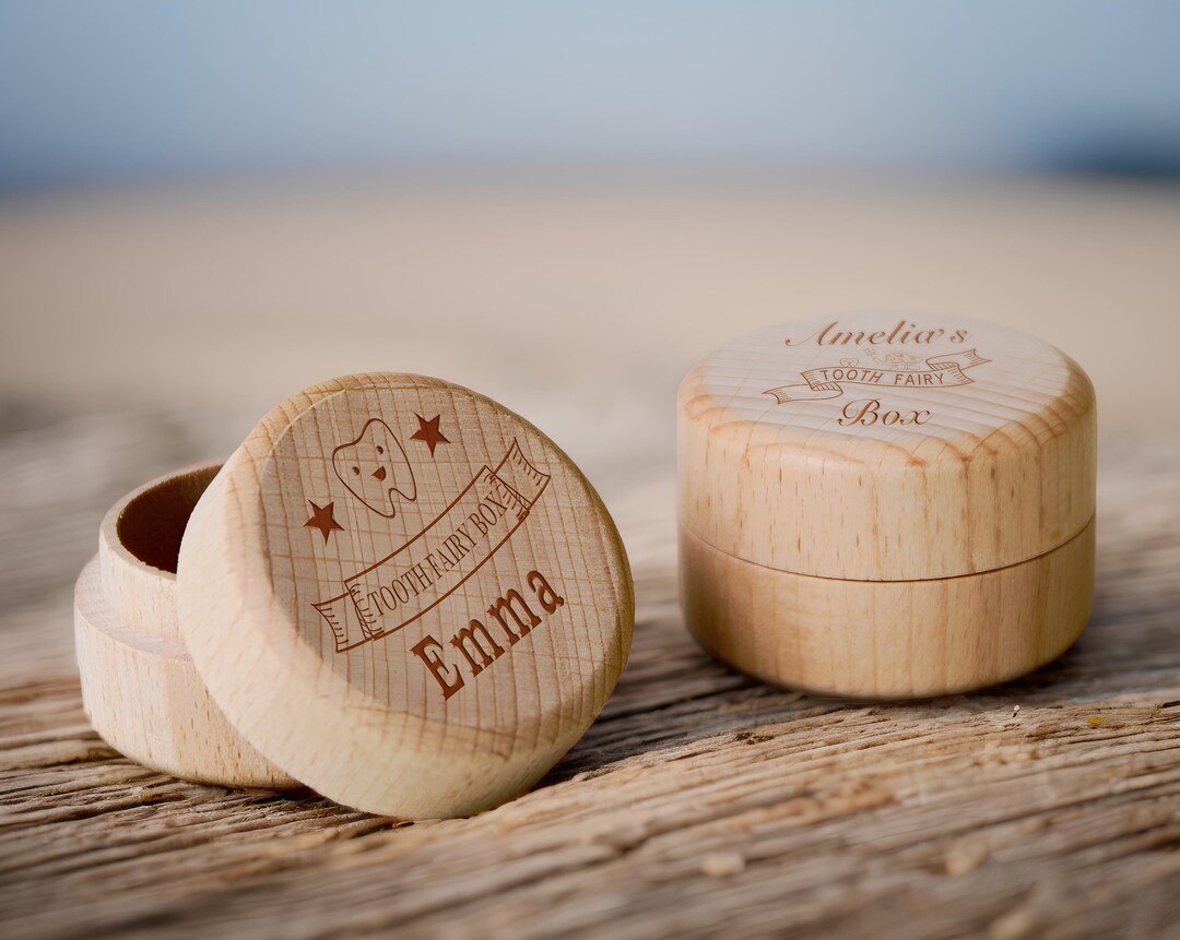Tooth Fairy Box,personalised Wooden Tooth Fairy Coin Box,boy Girl ...