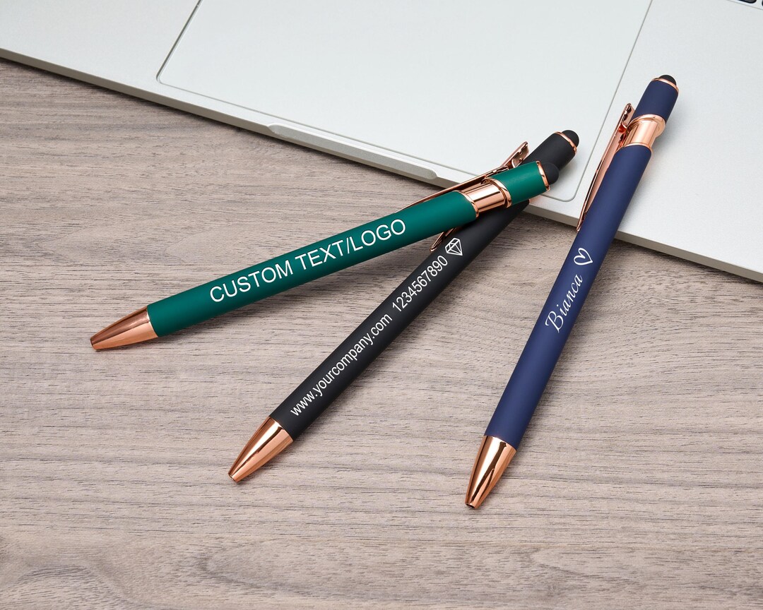 Personalized Ballpoint Pen With Touch Head, Custom Engraved Pen With ...