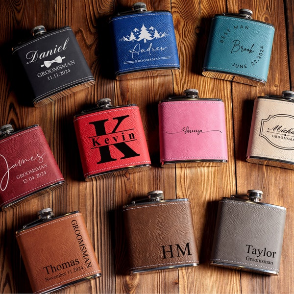 Personalized Flask - Etsy