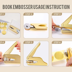 Custom Business Logo Embosser Stamp, Personalized Embossing Tool ...