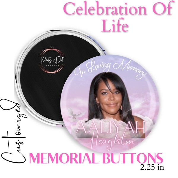 Funeral Buttons - Etsy