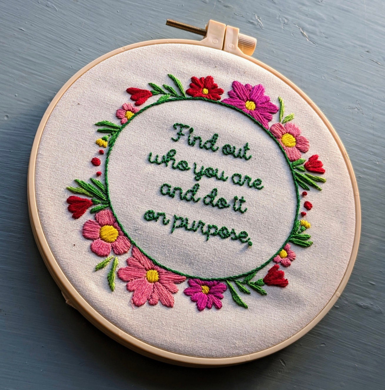 Dolly Parton Inspirational Quote Embroidery Pattern stick-on - Etsy