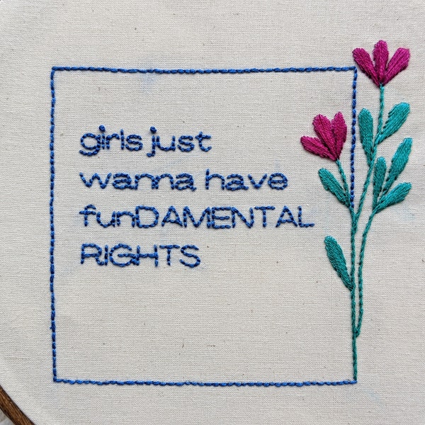 Feminist Embroidery - Etsy