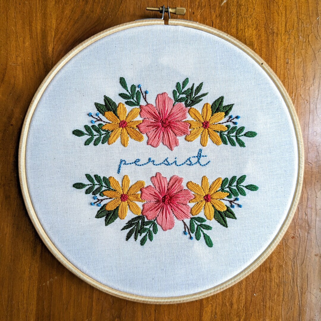 PERSIST Political Embroidery Pattern (PDF) - Etsy