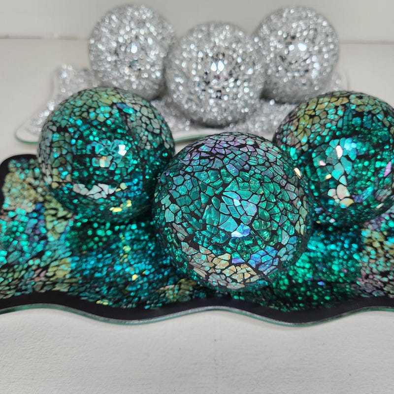 Decorative Glass Balls - Etsy