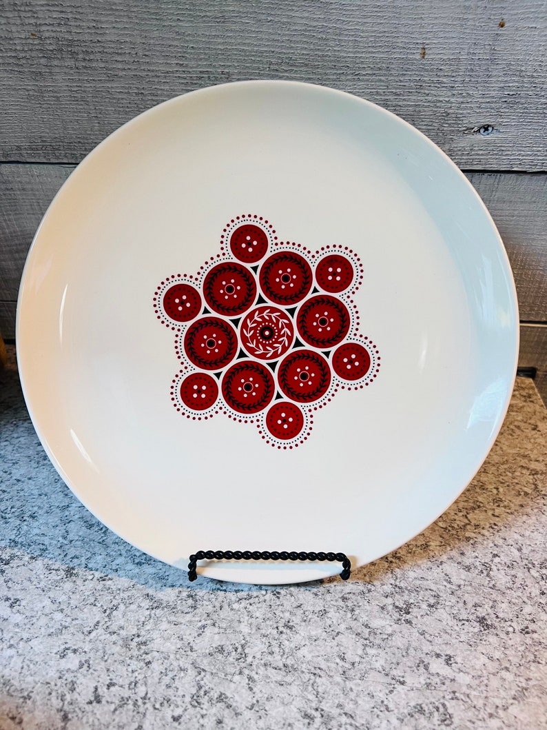 Steubenville Pottery Irene Pasinski Design Partio-ware BANDANA Set of 4 ...