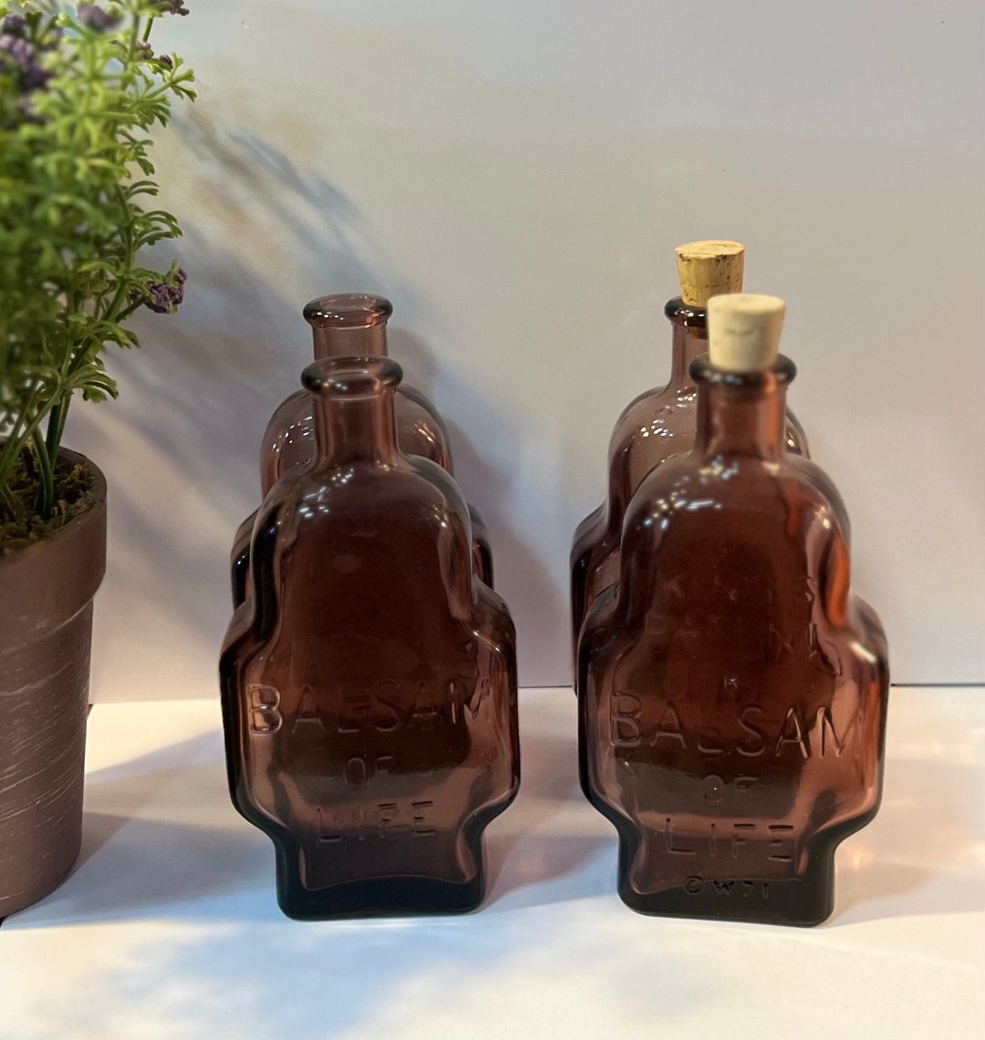 Vintage Wheaton Balsam of Life Bottle / Small Purple Wheaton Bottle Lot ...